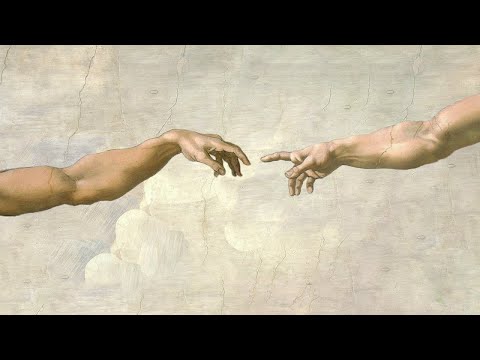 Creation Of Adam by Michelangelo - Animated Painting
