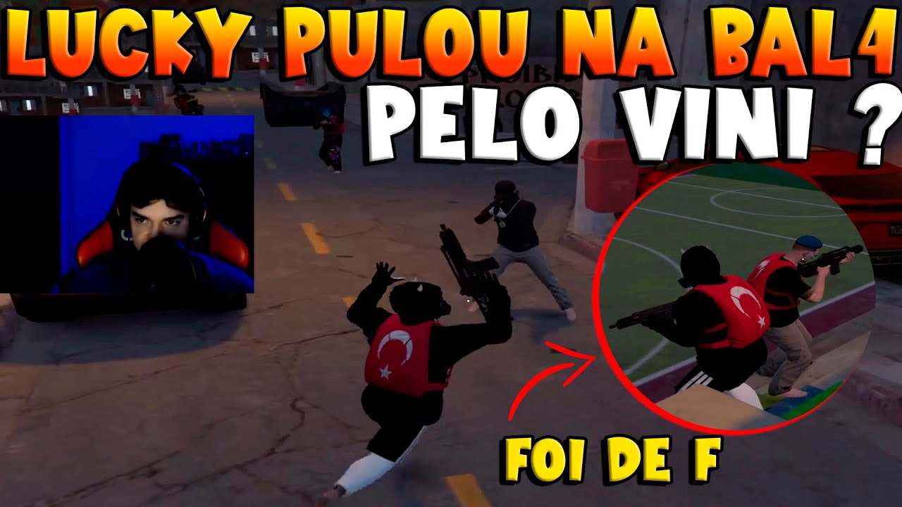LUCKY PULOU NA BAL4 PELO VINI ?! ELE FOI DE F KKKKKKKKK #luckyrp # ...