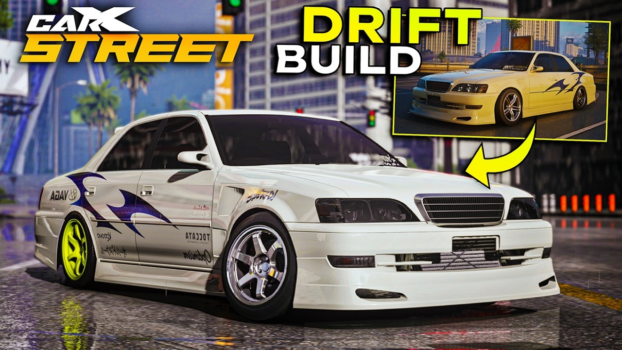 The BEST JZX100 Cresta (CRT) Street Style Drift Build In CarX Street ...