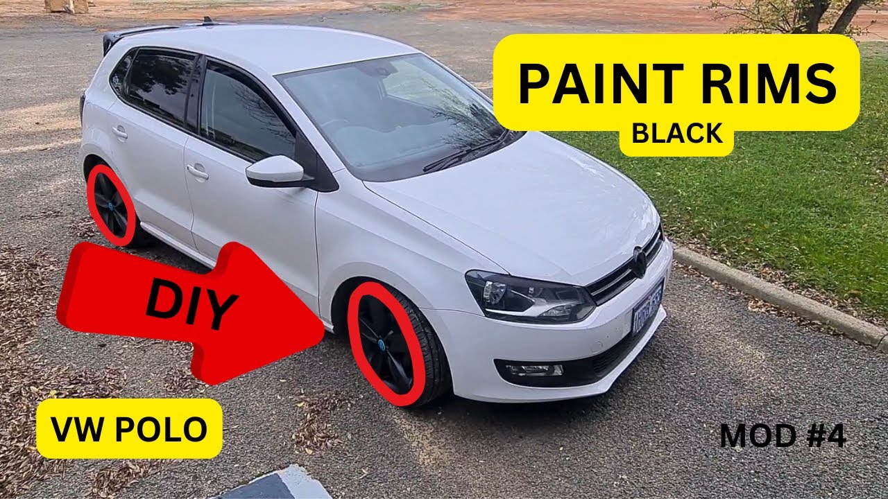 DIY BLACK RIMS | DIY | VW POLO | MK5 - YouTube