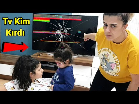 KIŞKIRTMA ! YAPRAK TELEVİZYONU KİM KIRDI? ANNE KIZ TV