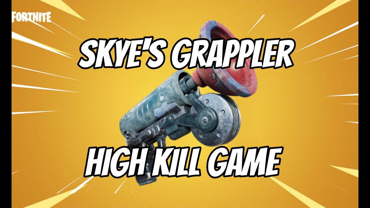 Skye's Grappler HIGH ELIMINATION KILL #fortnite #gaming #gameplay #live ...