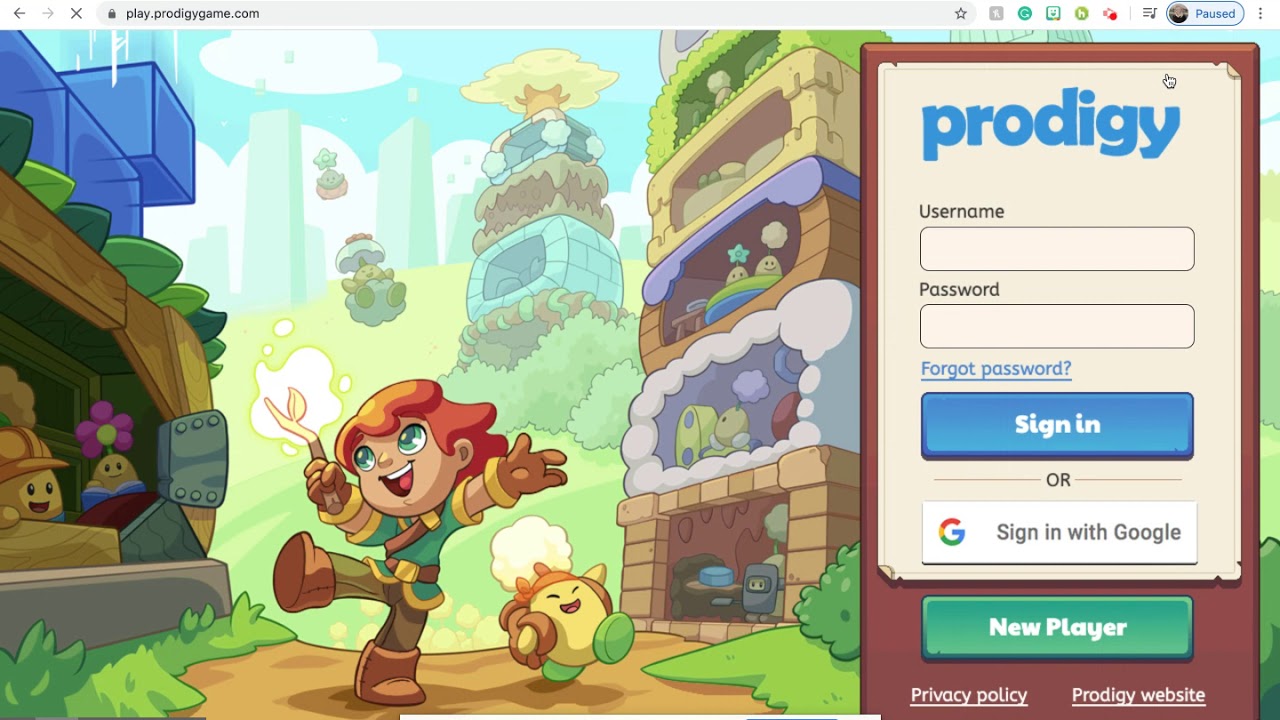 Prodigy Login - YouTube