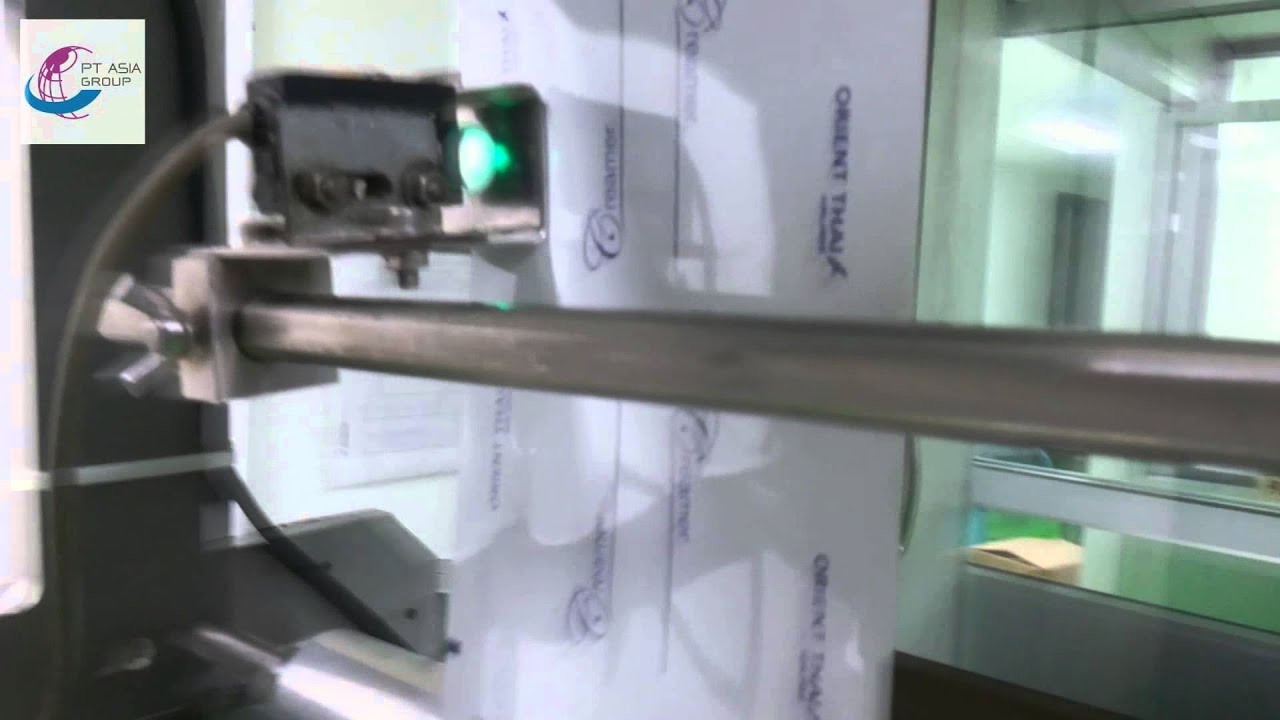 Linx TT3 date coder installing with Small Sachets Powder Packing ...