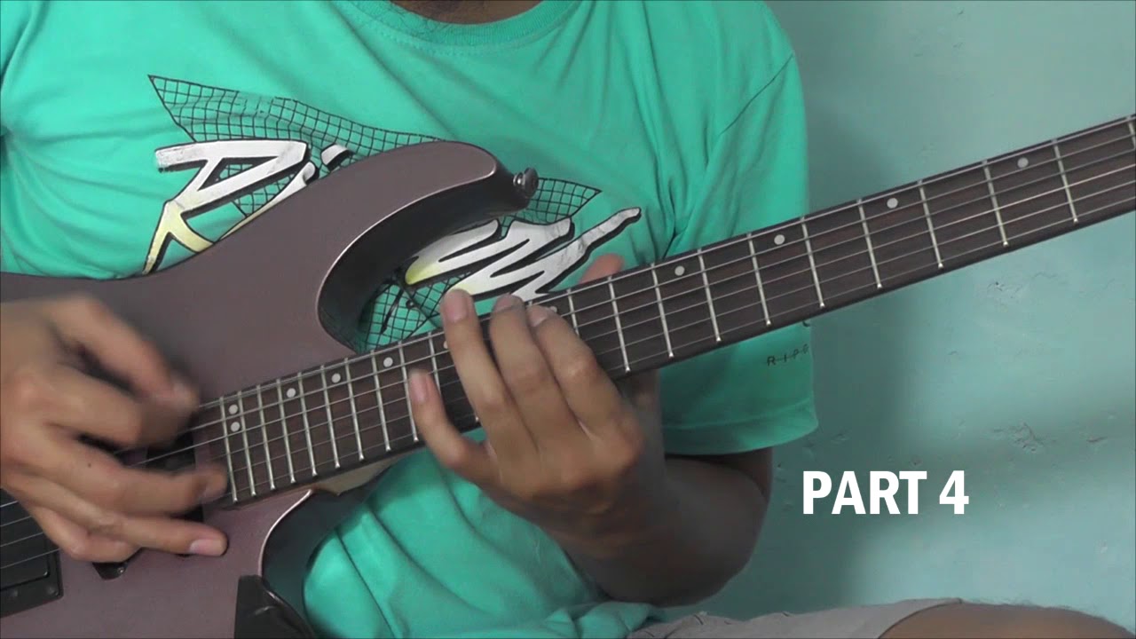 Thunder March Marty Friedman Arpeggio Tutorial - YouTube