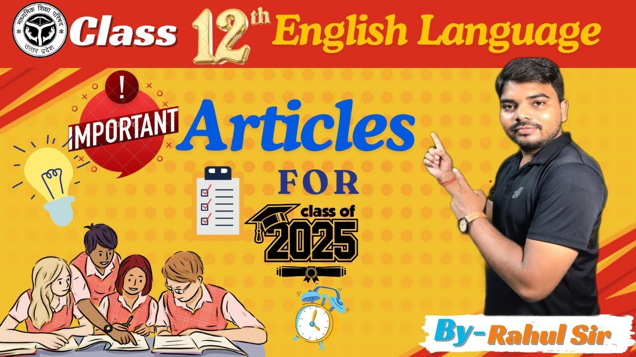 Use of A/An/The/ Article in English Grammar Class 10th/11th/12th BY ...