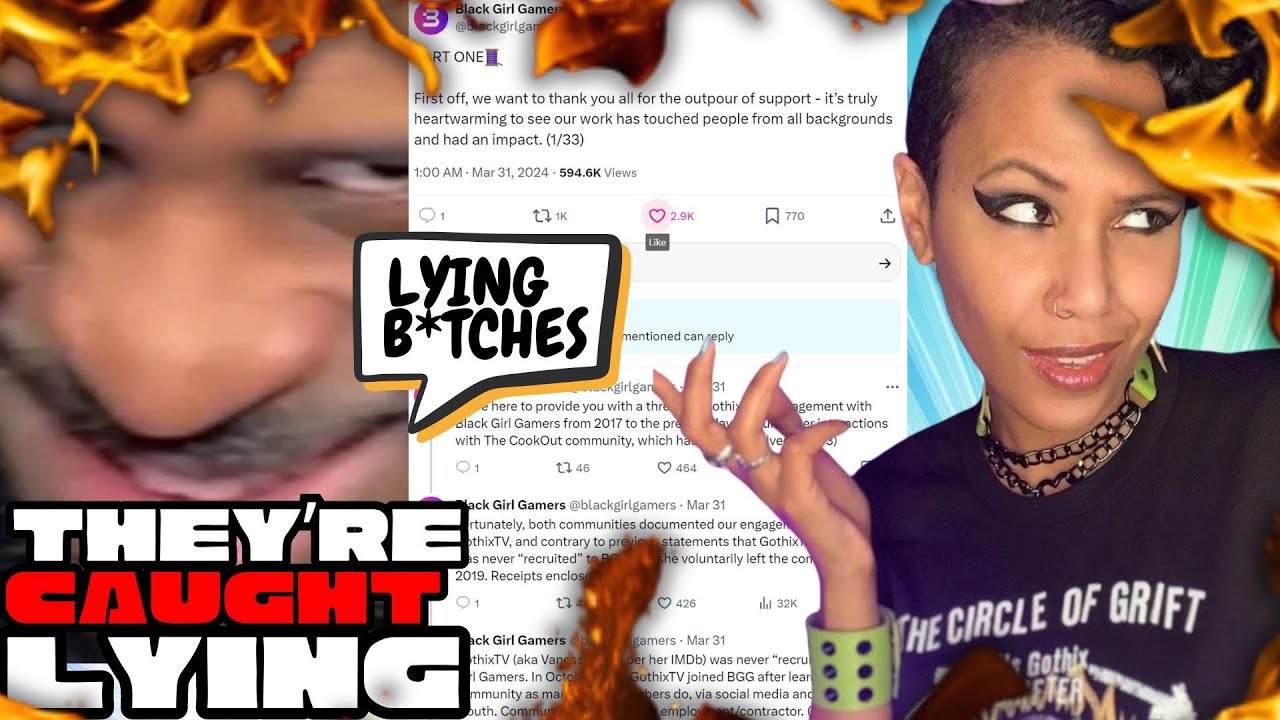 Black Girl Gamers Get EXPOSED AGAIN By @GothixTV | Caught Lying - YouTube