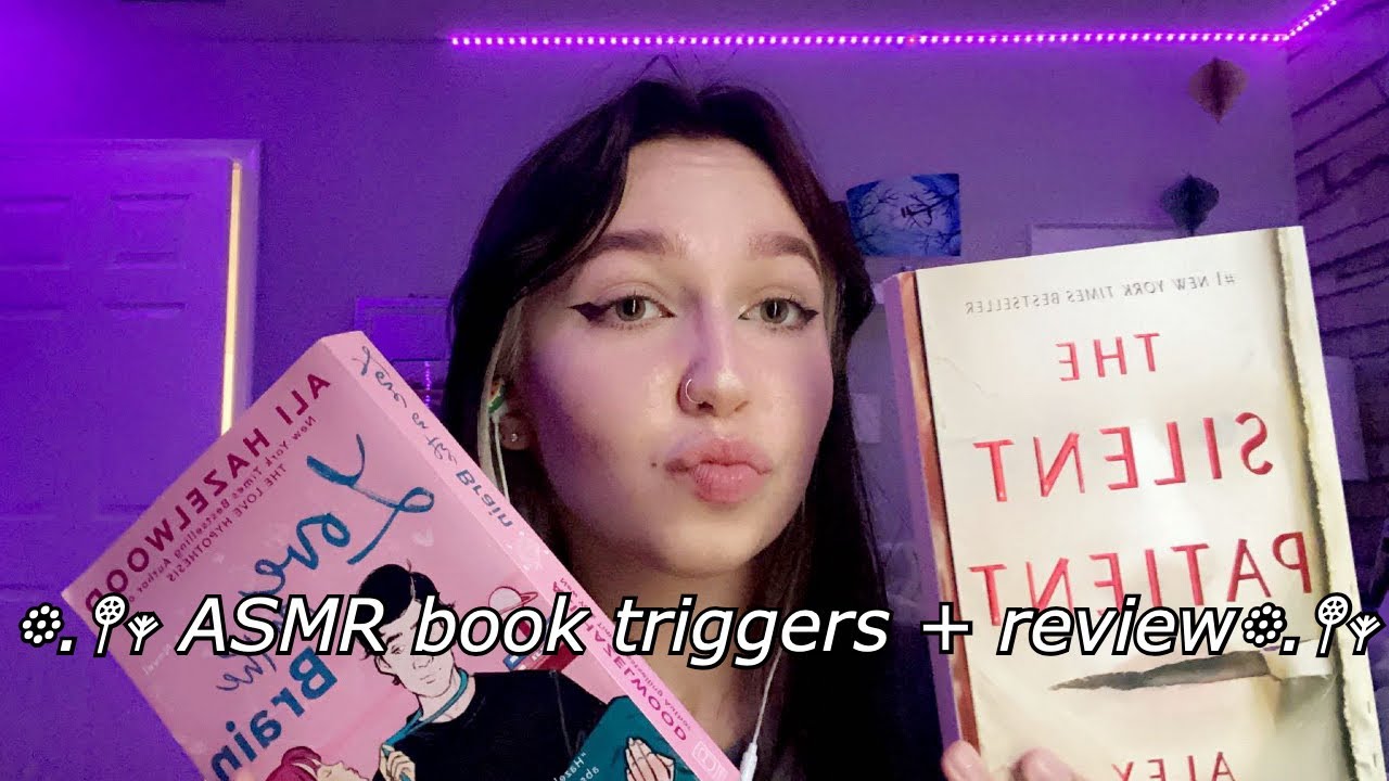 ASMR | book triggers (books i’ve read these past couple months) - YouTube