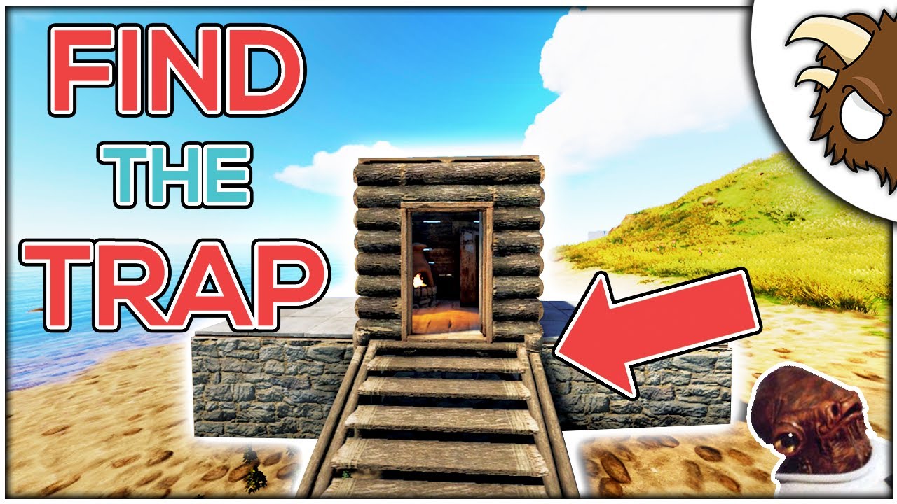 RUST SHOTGUN TRAP BASE - HIDDEN TRAP - Cheap Trap Base Design - YouTube
