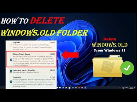How to Delete Windows old files/ folders🔥🔥⁉️ - YouTube