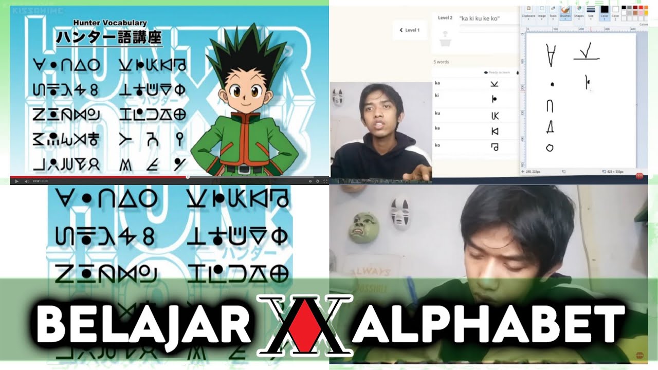 HUNTER X HUNTER ALPHABET - YouTube