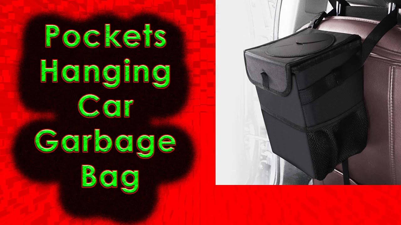 Best Lid and Storage Pockets Hanging Car Garbage Bag | Products Square ...