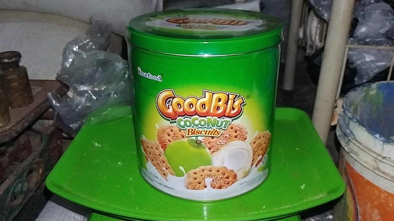 Review Produk #2817 : Inafood Goodbis Coconut Biscuits - YouTube