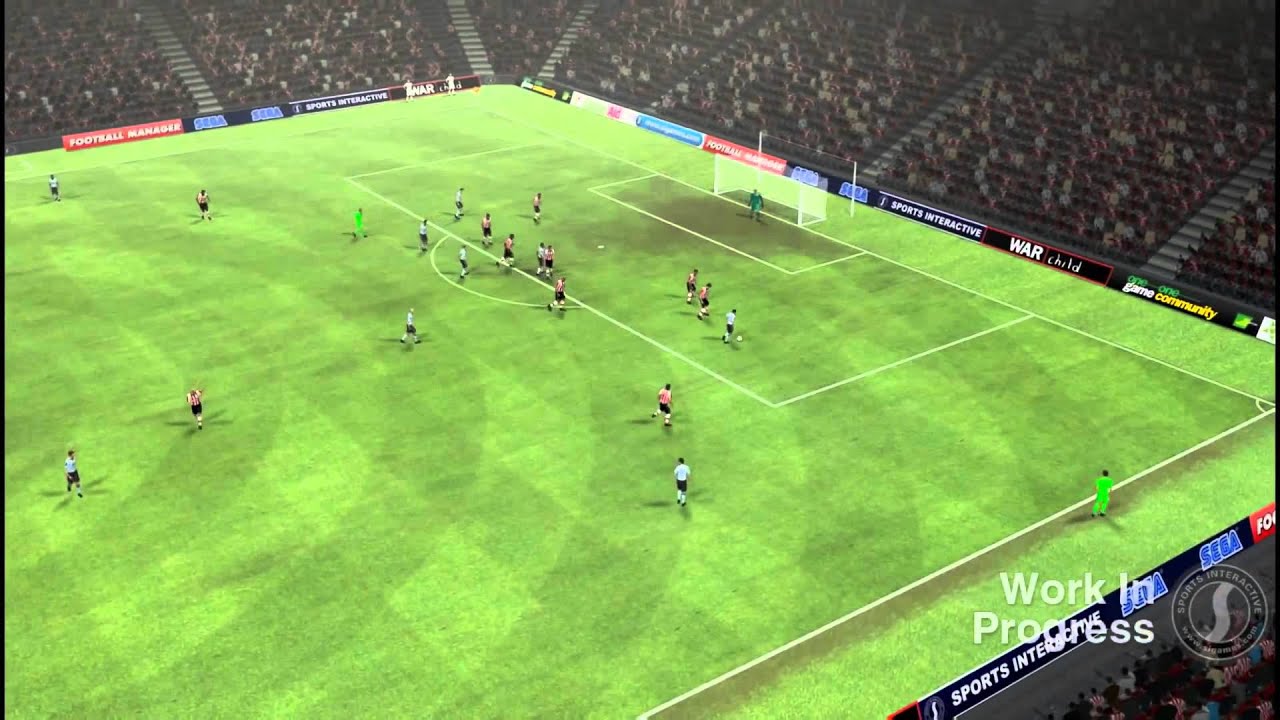 Football Manager 2012 match engine gameplay video - YouTube