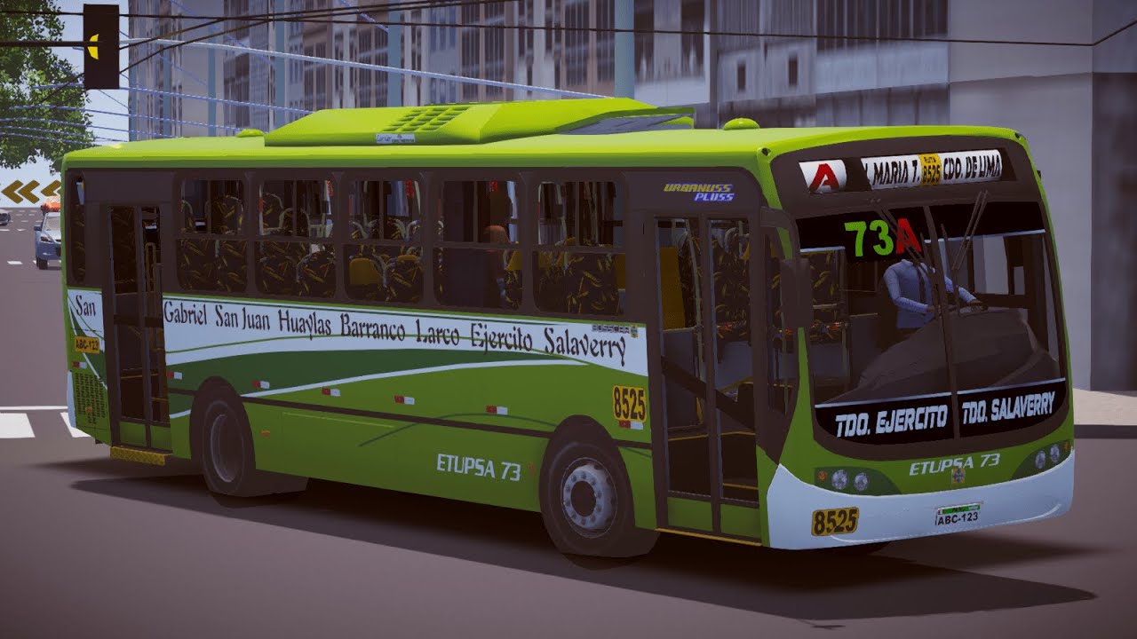 *LANZAMIENTO* Skin ETUPSA 73 [Ruta 8525]|Busscar Urbanuss Pluss MB O ...