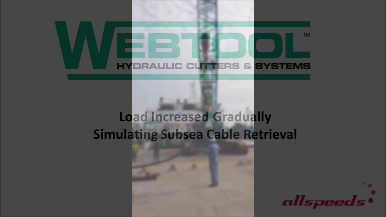 Webtool CRT200 Cable Gripper - 20 Tonne Pull Test (Japan) - YouTube