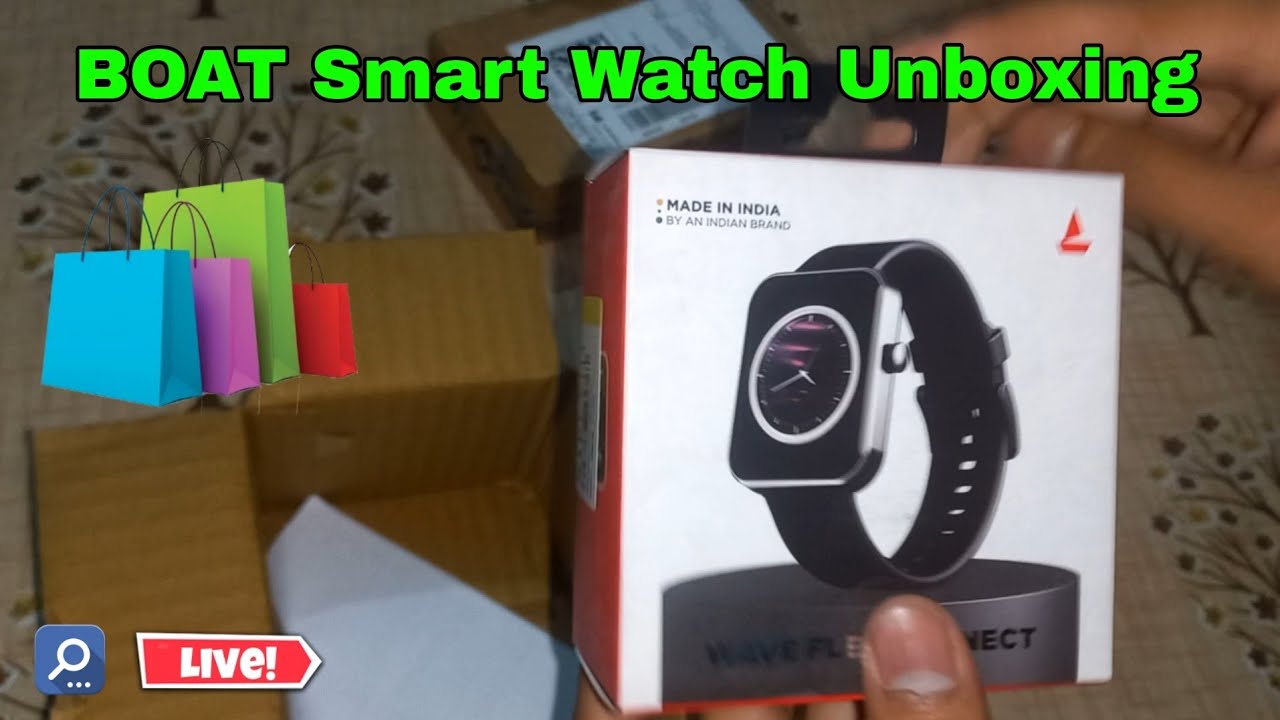 Boat smart watch unboking / online shopping / #yuvrajchauhan #flipkart ...
