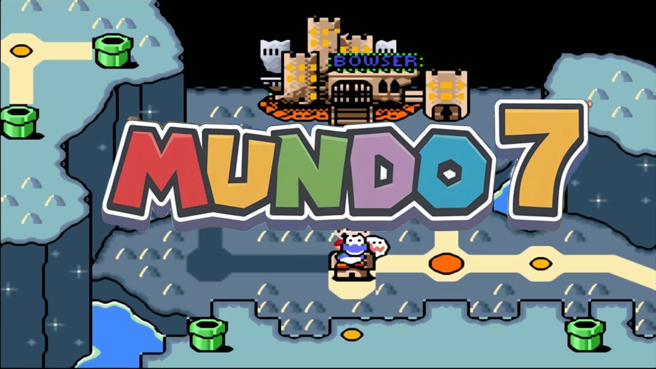 Detonado Super Mario World 100% - Todas as Yoshi Coins MUNDO 7 (100% ...