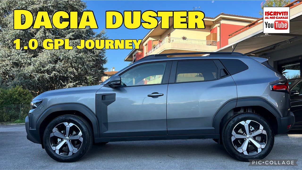 DACIA DUSTER 2024 JOURNEY 1.0 GPL Grigio Scisto Heaven Auto - YouTube