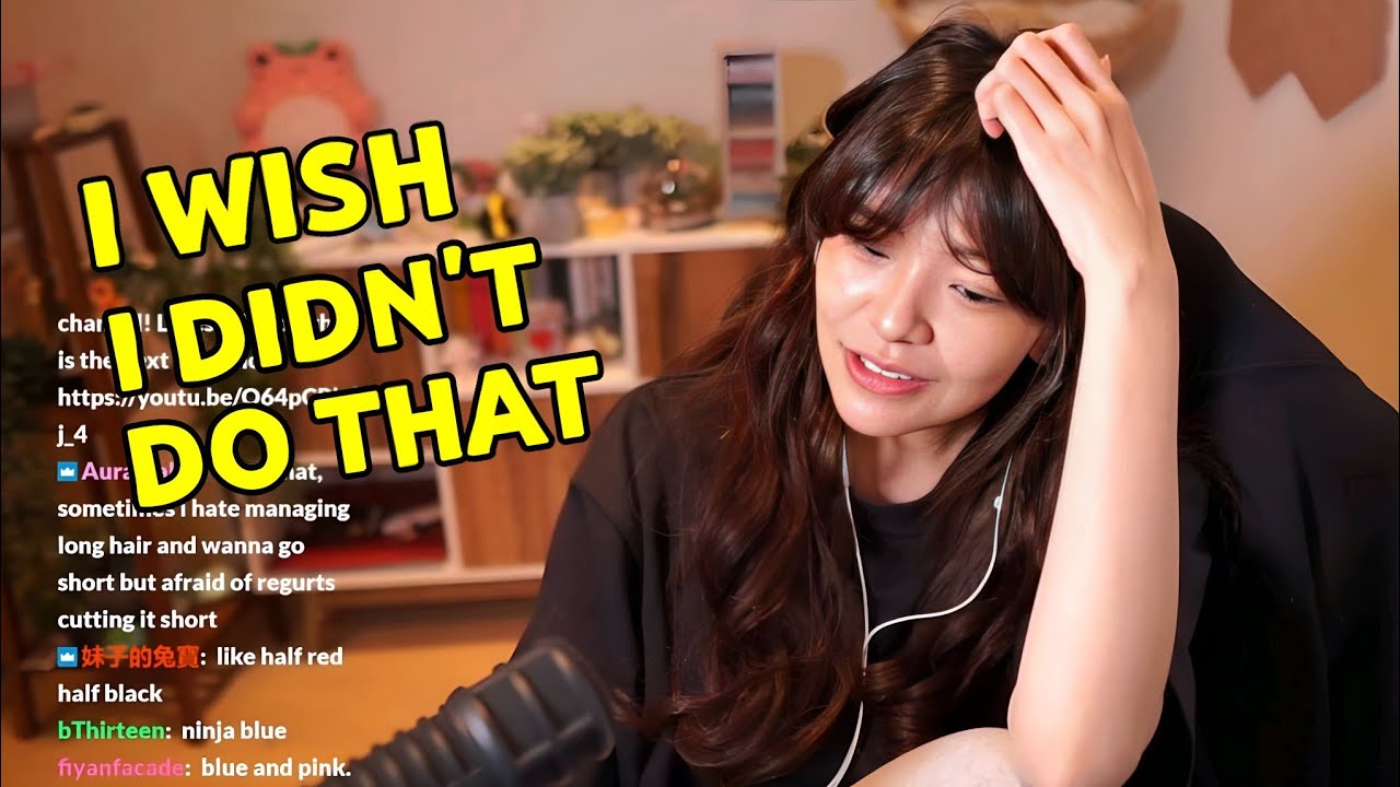 Miyoung Regret Cutting Her Hair Short - YouTube