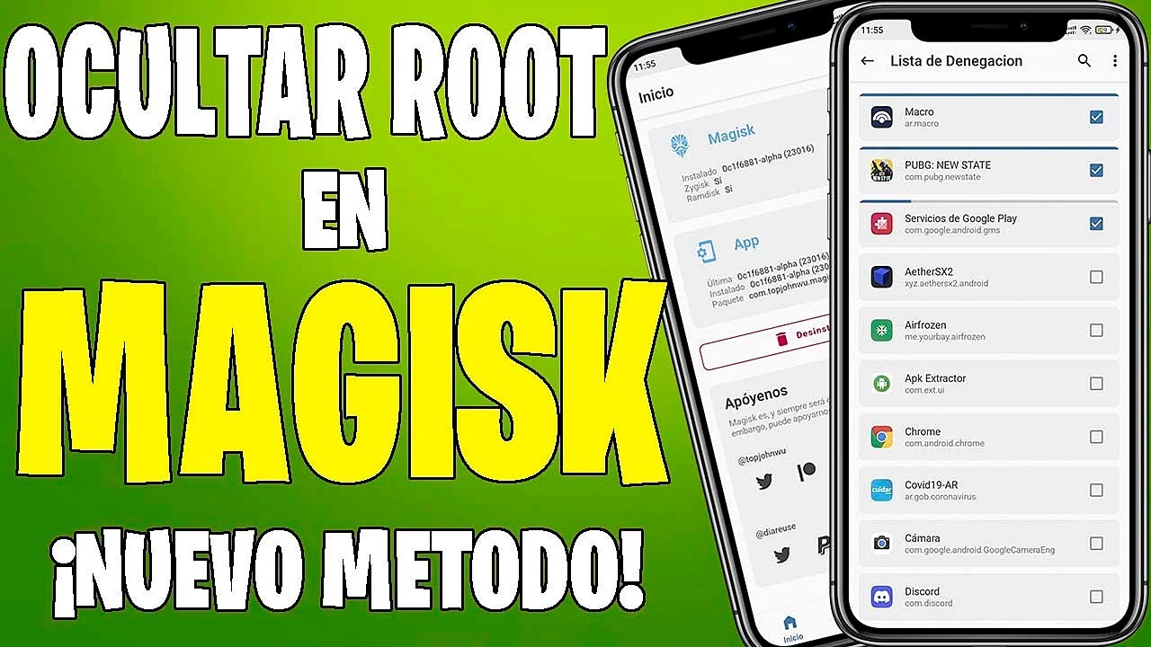 Como ocultar el Root en Magisk 2023 - YouTube