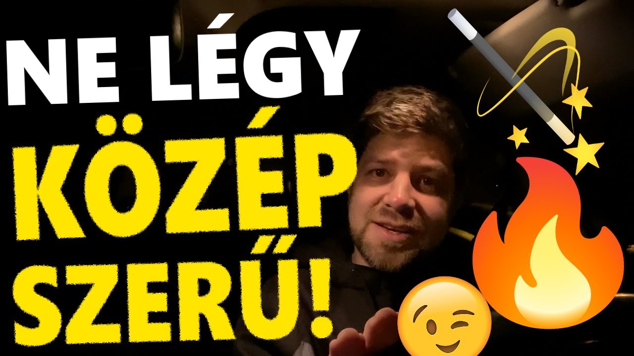 Napi Motiváció Robitól: NE LÉGY középszerű! - YouTube