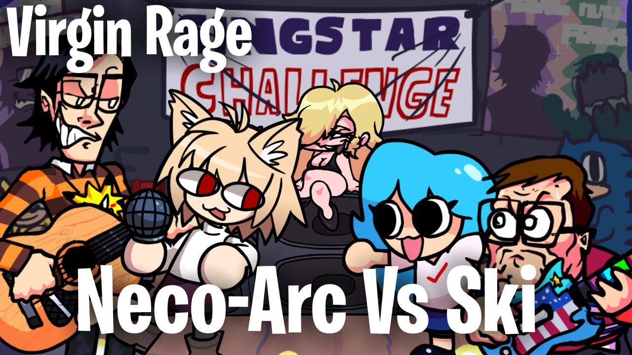 FNF Virgin Rage but they sing it Neco Arc Vs Ski - YouTube