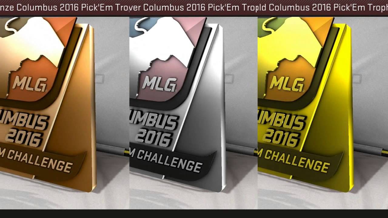 Columbus 2016 Pick'Em Trophies - YouTube