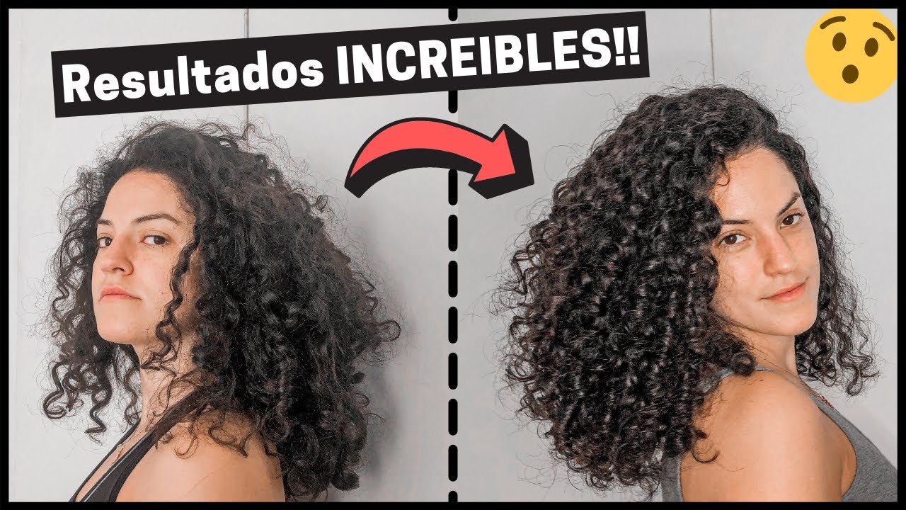 👉La MEJOR TÉCNICA para DEFINIR el CABELLO RIZADO 😍 (Fácil y Rápida ...