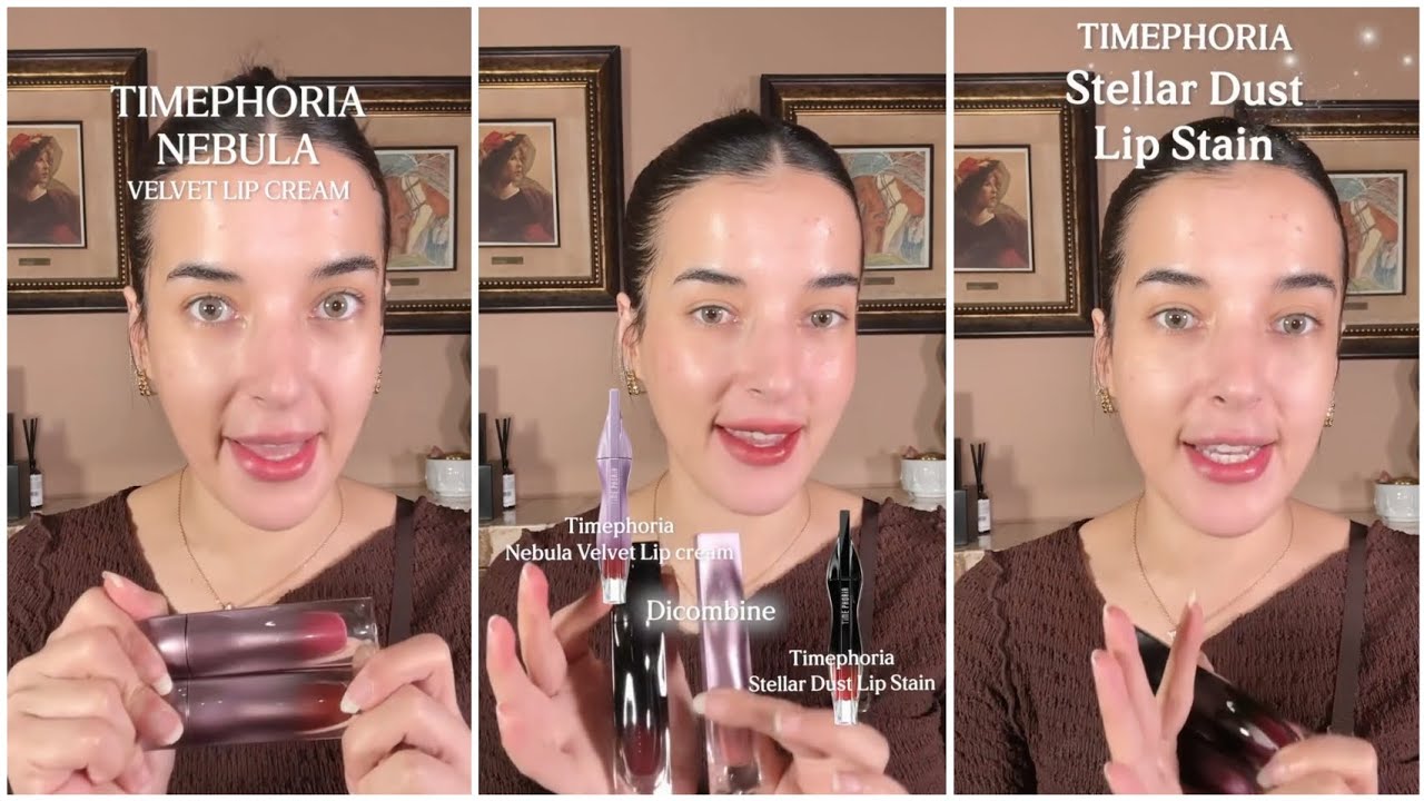 Tasya Farasya - Time Phoria Nebula Velvet Lip Cream & Stellar Dust Lip Stain - YouTube
