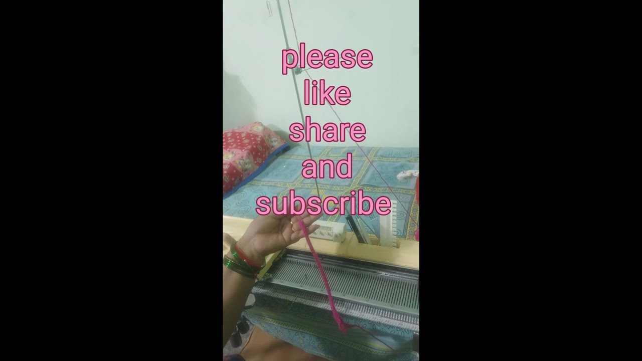 dori making on knitting machine class -6 - YouTube