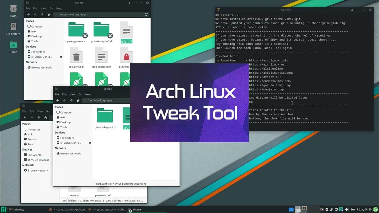 ArcoLinux : 2890 Manjaro - ArchLinux Tweak Tool is ready for Manjaro - YouTube