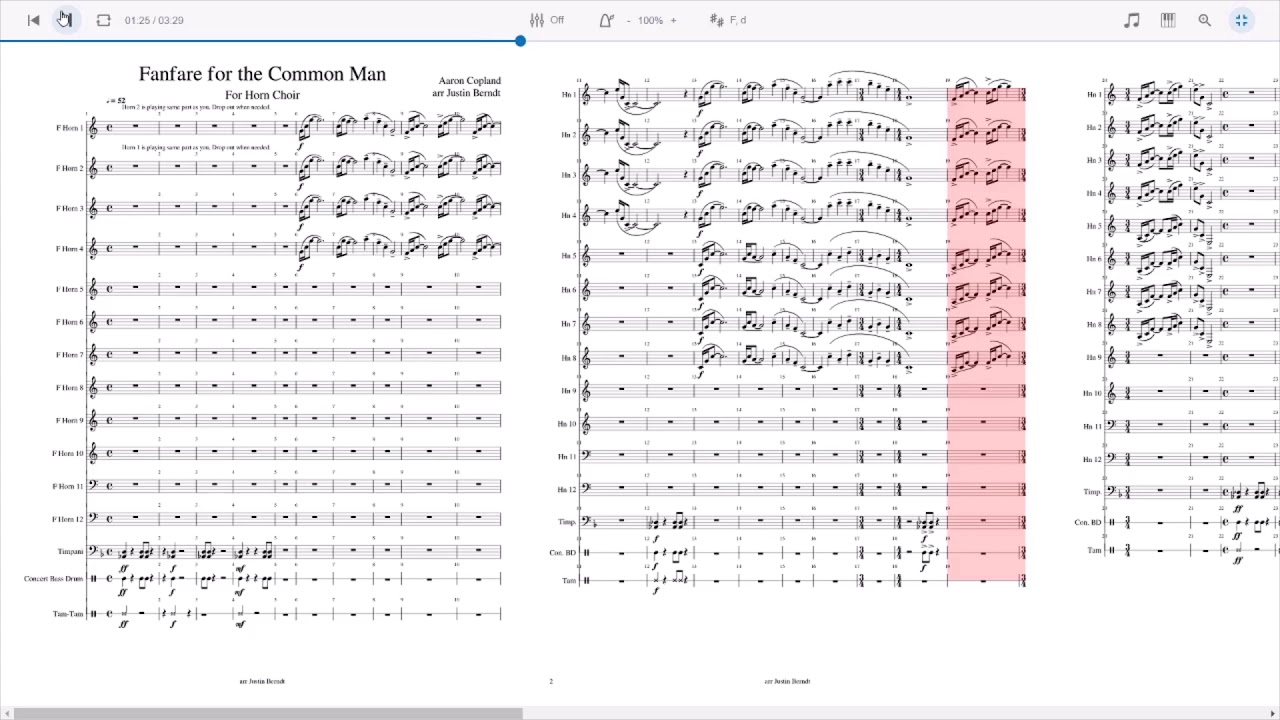 Fanfare for the Common Man - Aaron Copland/arr. Justin Berndt - YouTube