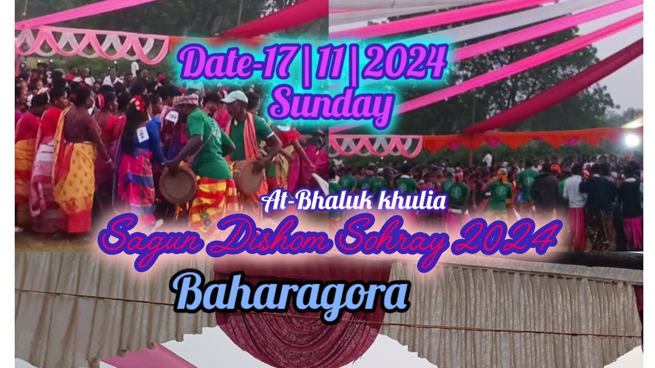 Baharagora Bhalukkhulia Dishom Sohrai 2024||Bhalukkhulia||17/11/2024 ...