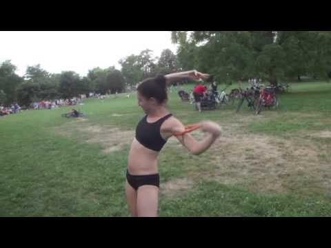 BIKINI GIRL slips superfast – SLIP HERO CHALLENGE at high speed SD