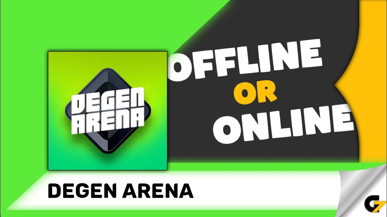 Degen Arena game offline or online ? - YouTube