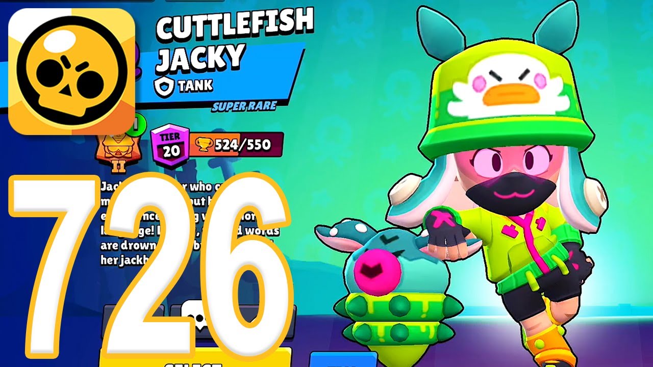 Brawl Stars - Gameplay Walkthrough Part 726 - Cuttlefish Jacky (iOS, Android) - YouTube