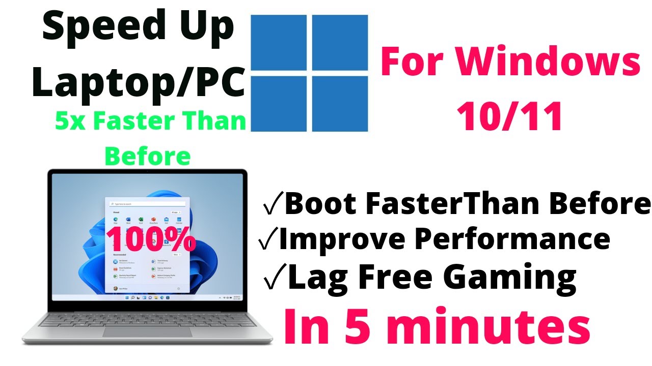 Make Laptop & Computer Faster. How To SpeedUp Your Old Laptop & PC. Top ...