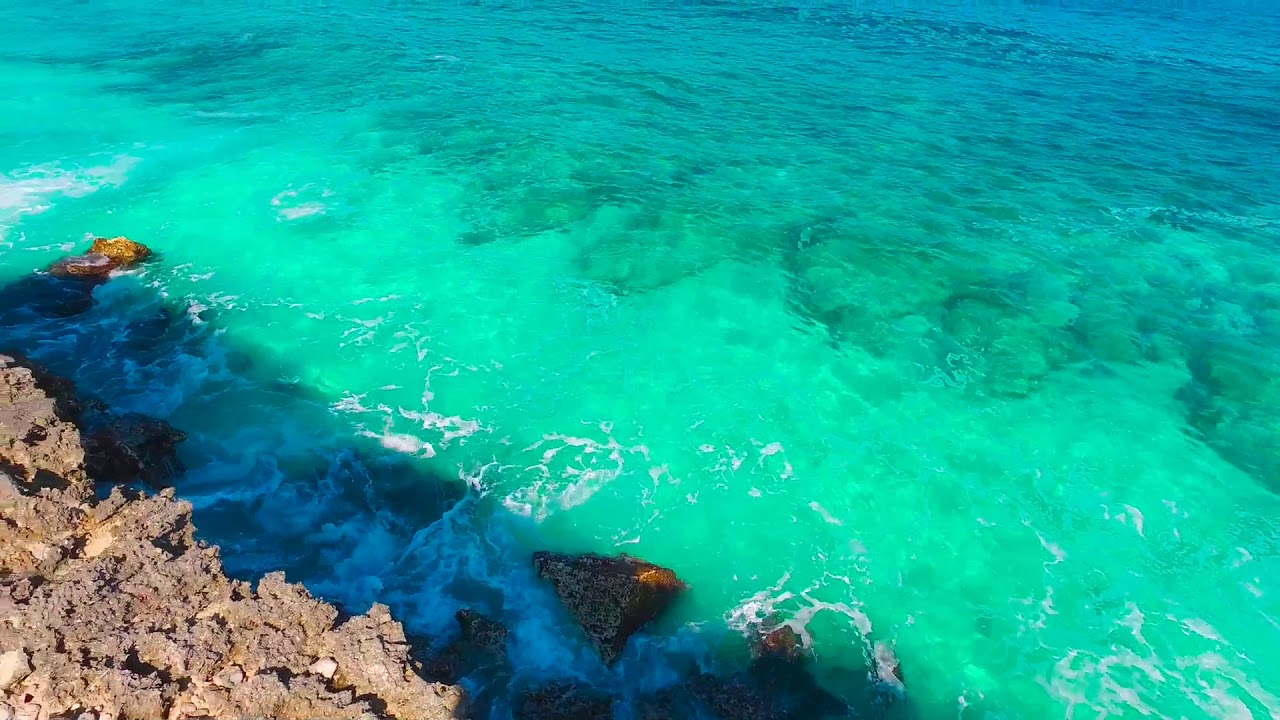 Color and Clarity of the Eleuthera, Bahamas Water - YouTube