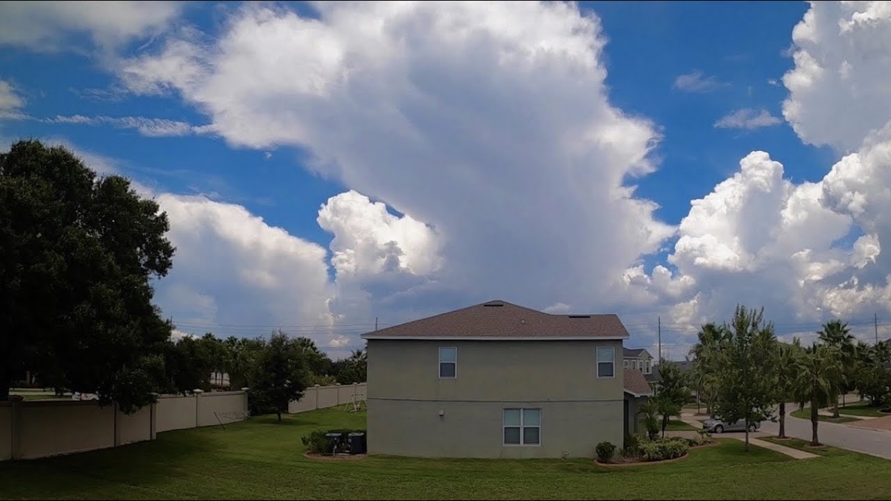 12 Hour Time-Lapse of Summer Weather in Florida - YouTube