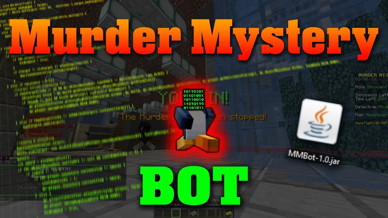 I Made a Murder Mystery Bot for Hypixel - YouTube