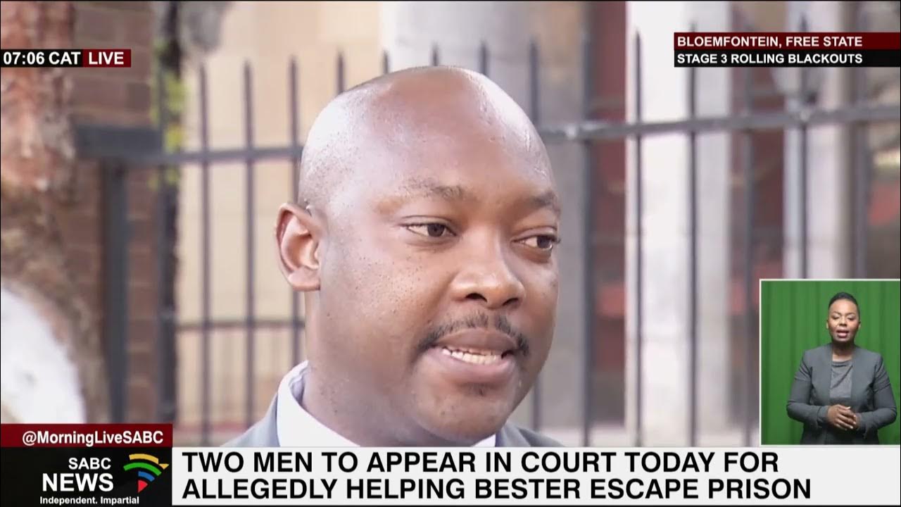 Two men to appear in court today for allegedly helping Thabo Bester escape prison: Lebohang ...
