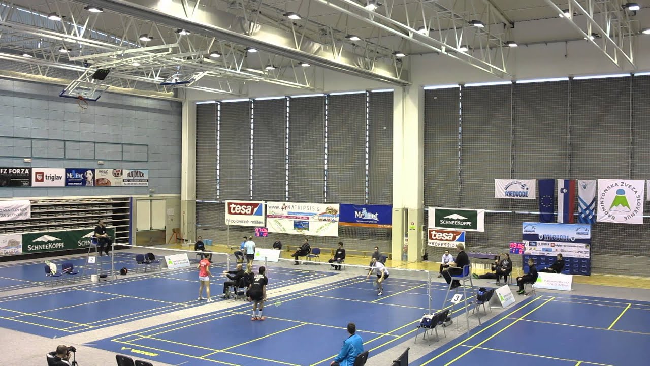 Finale DP Badminton 2014 Iztok UTROŠA vs Luka PETRIČ MVI 8594 - YouTube
