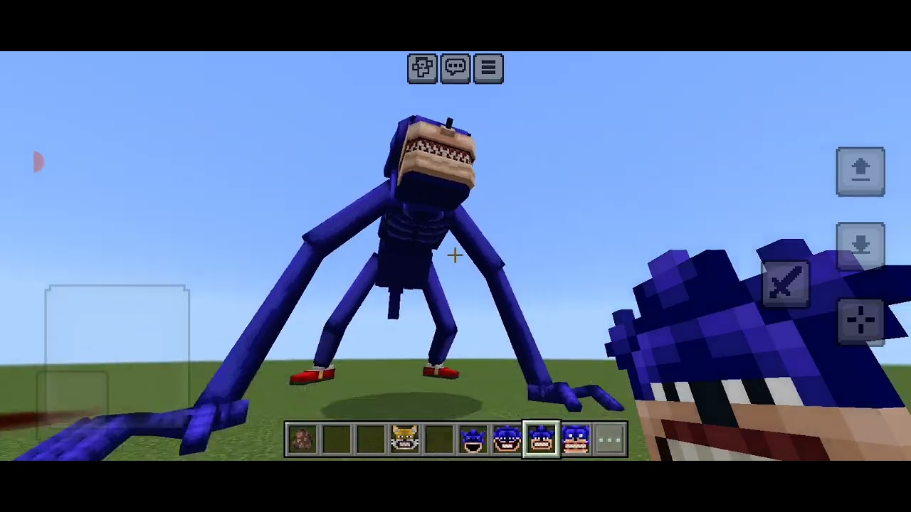 Probando el addon de shin sonic para minecraft bedrock - YouTube