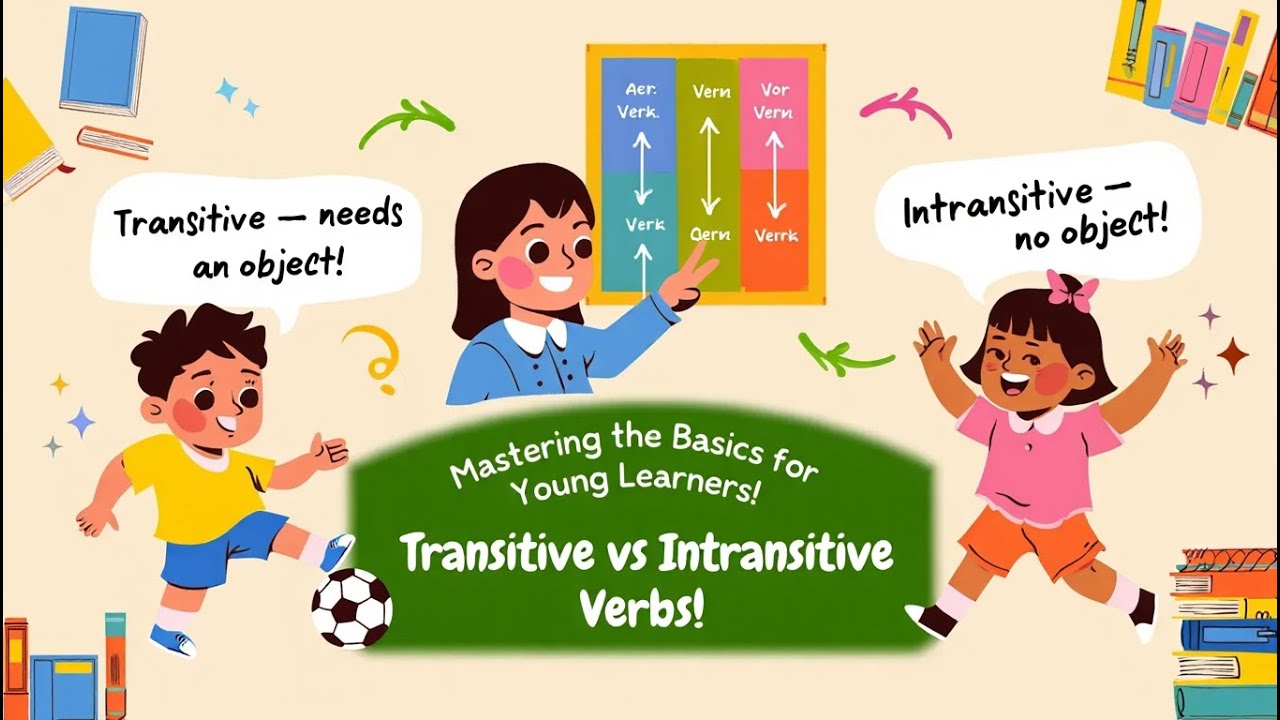 Mastering The Basics for Young Learners: Transitive vs Intransitive ...