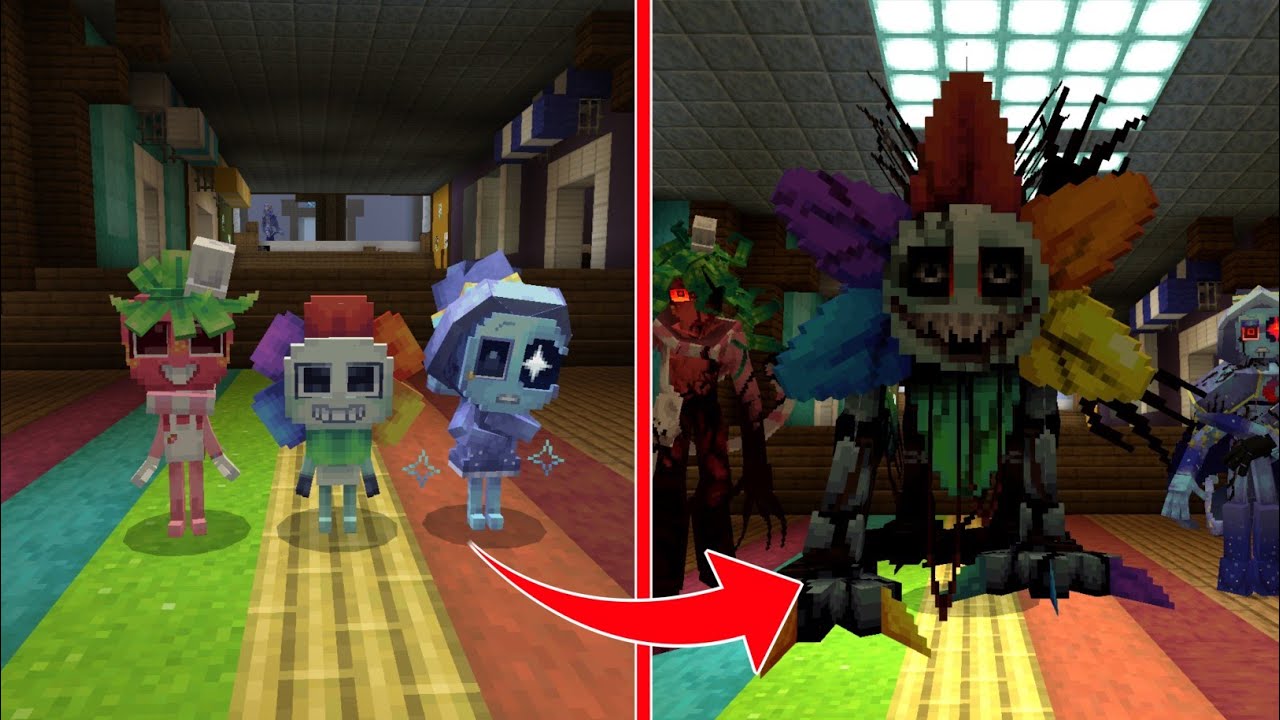 Dandy's World V2 UPDATE MOD In Minecraft PE - YouTube