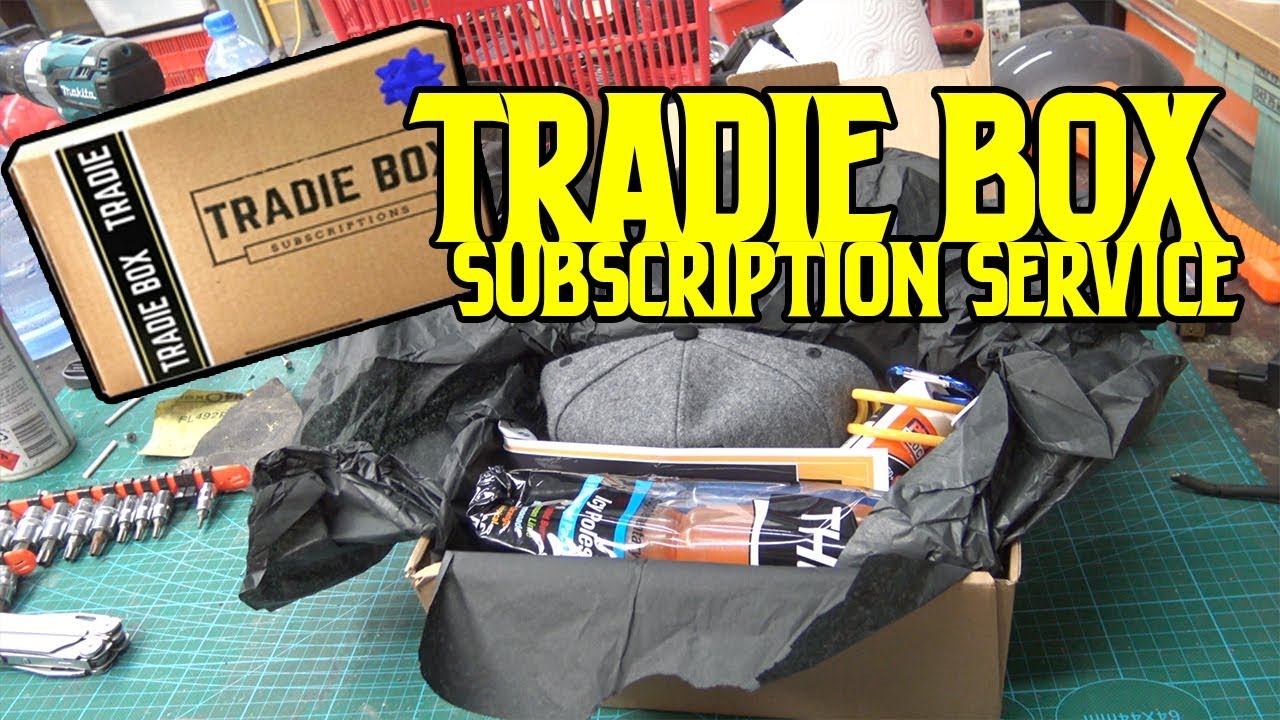 whats in the TRADIEBOX ? | a monthly subscriptions for tradies and ...