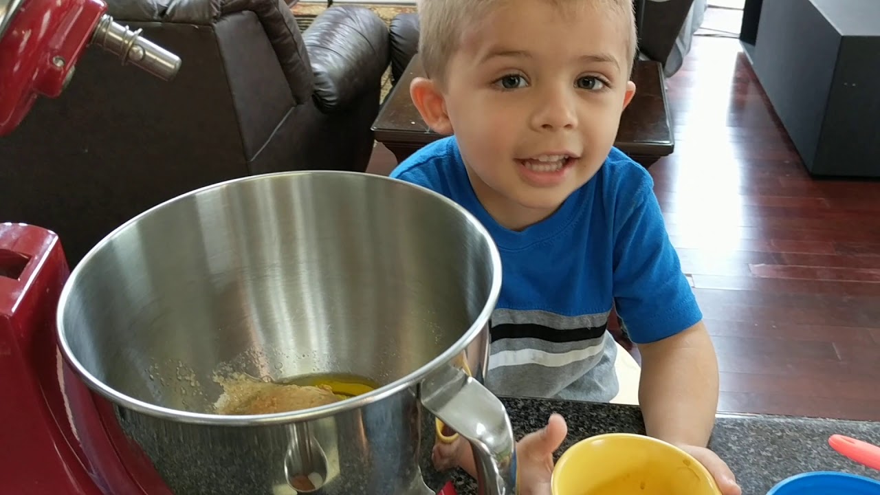 Cooking with Levi: Part 1- We're Making Delicious Banana Muffins and ...