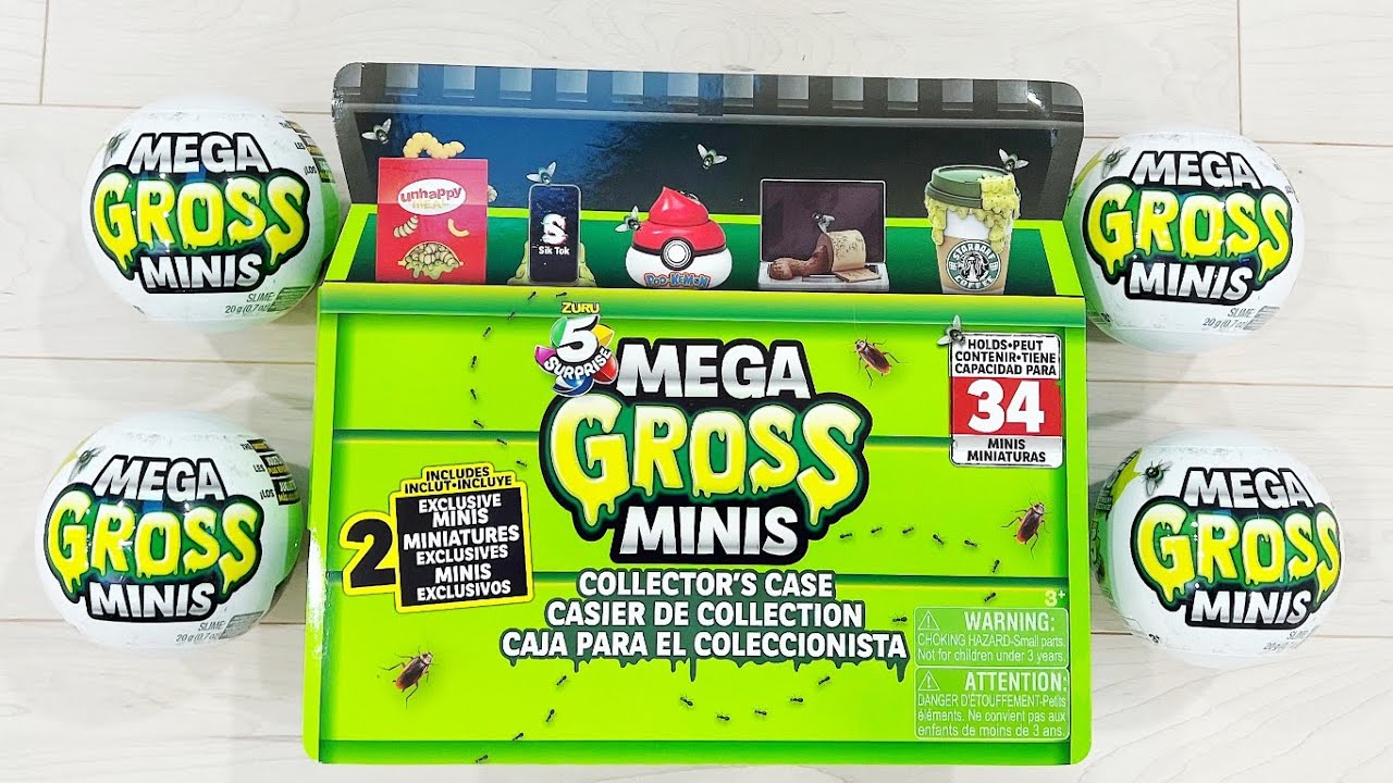 MEGA GROSS MINIS COLLECTORS CASE - Opened A Stinky One! - YouTube