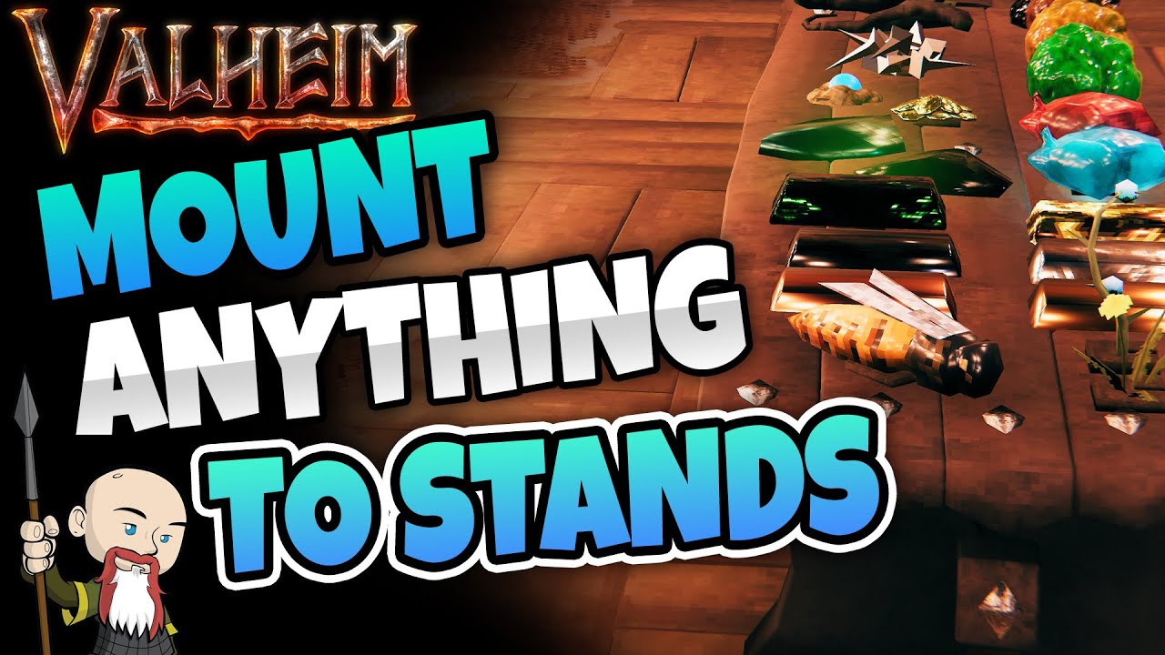 Valheim: Mount Anything to an Item Stand - Developer Discussion - YouTube